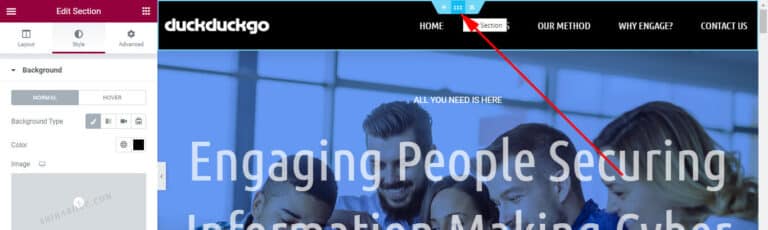 How to make Elementor transparent header? (download JSON)