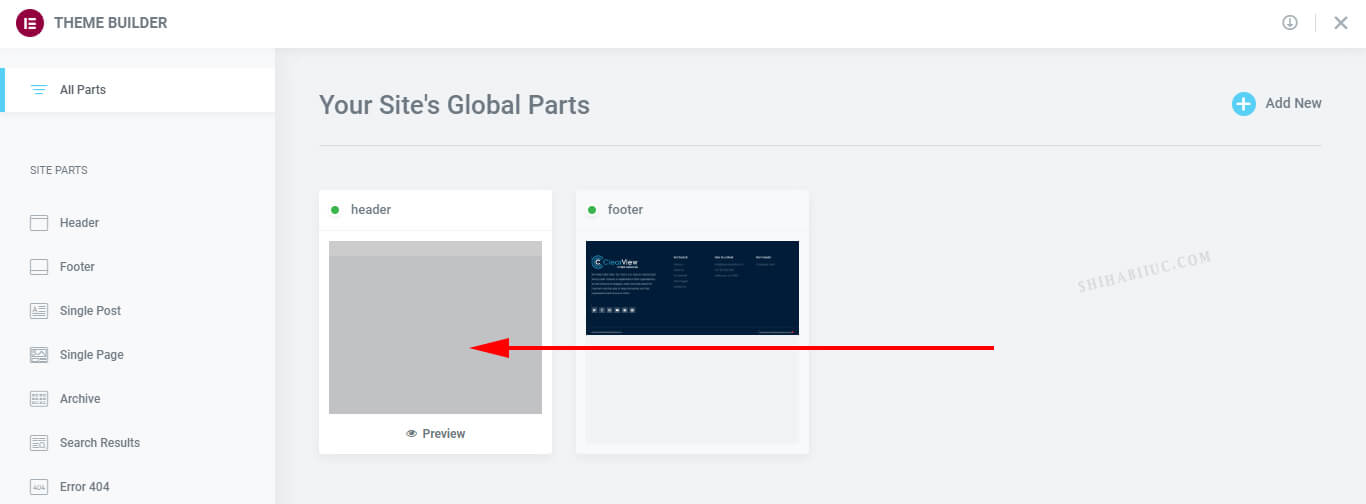 How to make Elementor transparent header? (download JSON)